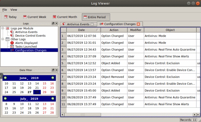 Configuration Change Log, Configuration Management Tools | Client Security For Linux